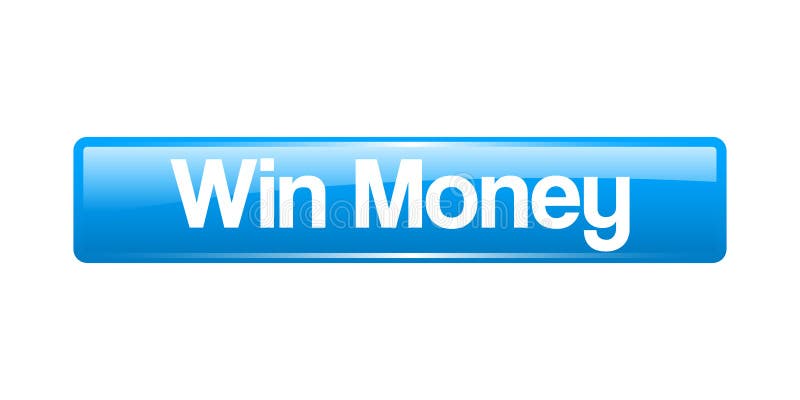 Win money button stock illustration. Illustration of cash - 121783848