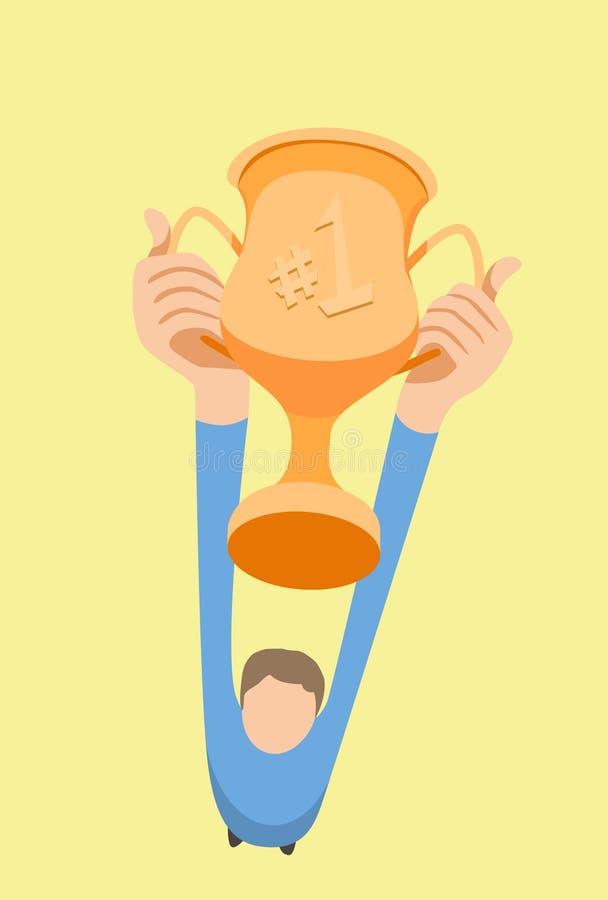 Win a prize stock illustration. Illustration of gold - 73771441