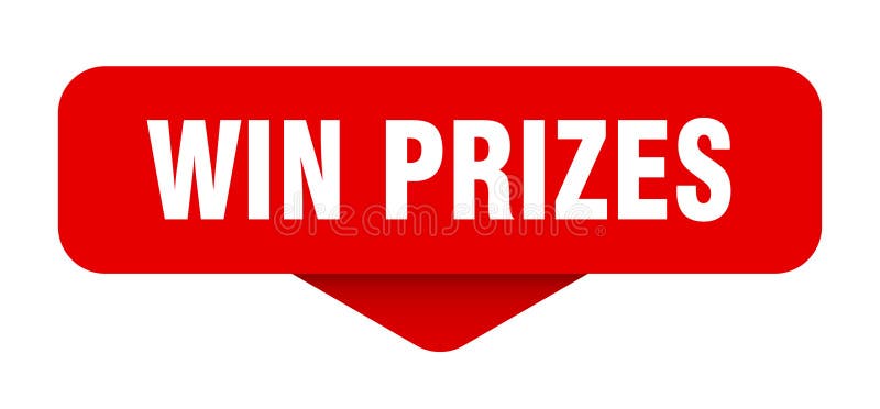 Win Prizes Sticker. Win Prizes Sign on Transparent Background Stock ...