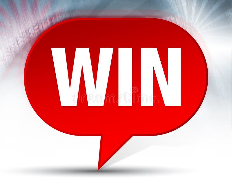 Win Red Bubble Background stock illustration. Illustration of conquest ...