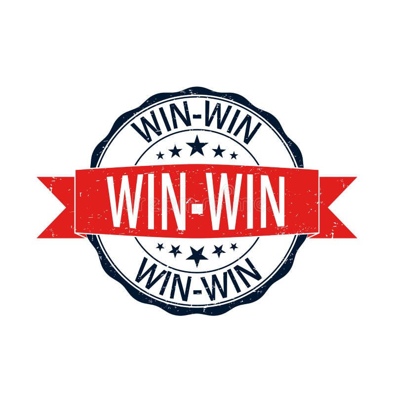 Win Red Rubber Web Stamp with Stars Stock Vector - Illustration of icon ...