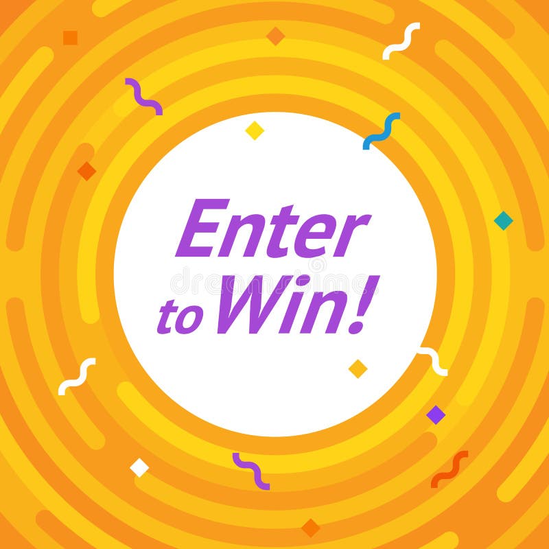 Win Sign. Congratulations Win Banner. Flat Win Illustration. Win Banner ...