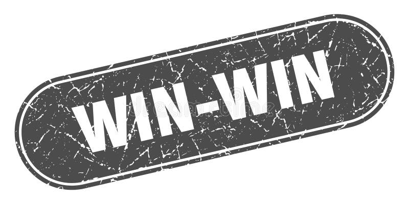 Win-win Sign. Win-win Grunge Stamp Stock Vector - Illustration of good ...