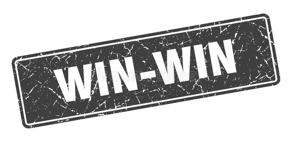 Win-win Sign. Win-win Grunge Stamp Stock Vector - Illustration of ...
