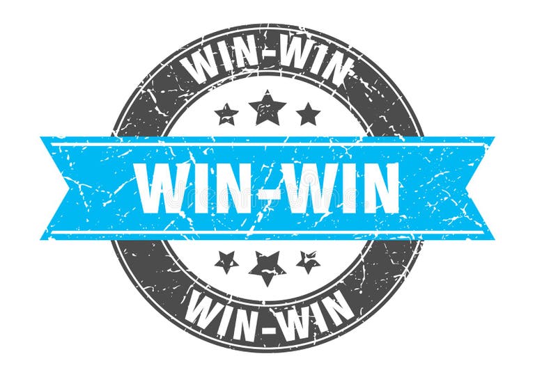 Win-win stamp stock vector. Illustration of sticker - 162722798