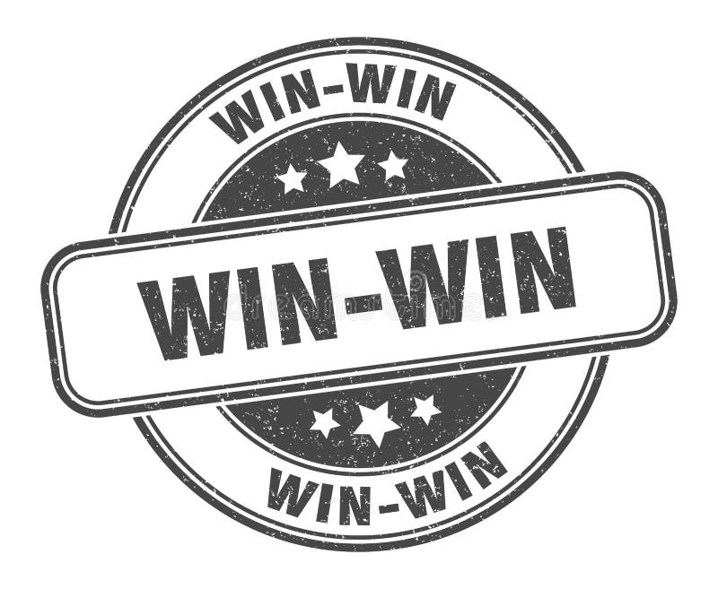 Win-win Stamp. Win-win Round Grunge Sign Stock Vector - Illustration of ...