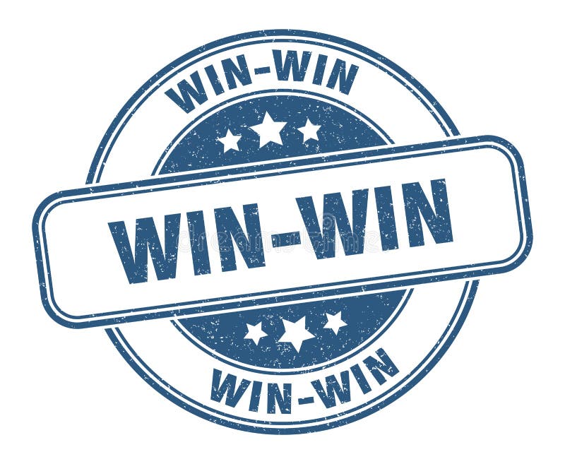 Win-win Stamp. Win-win Round Grunge Sign Stock Vector - Illustration of ...