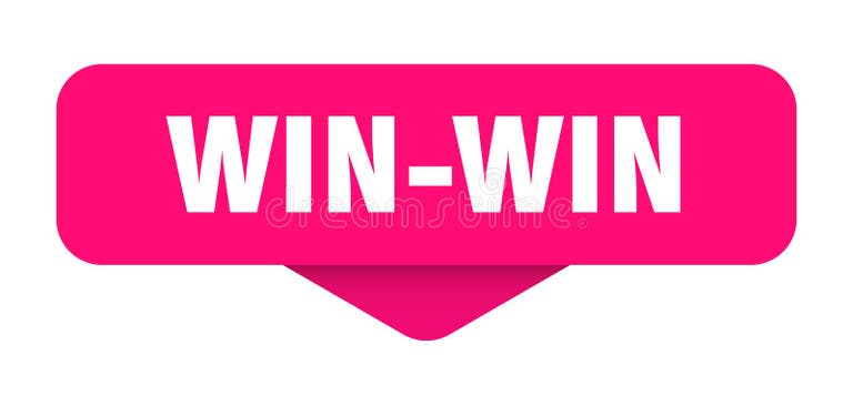 Win-win Sticker. Win-win Sign on Transparent Background Stock Vector ...