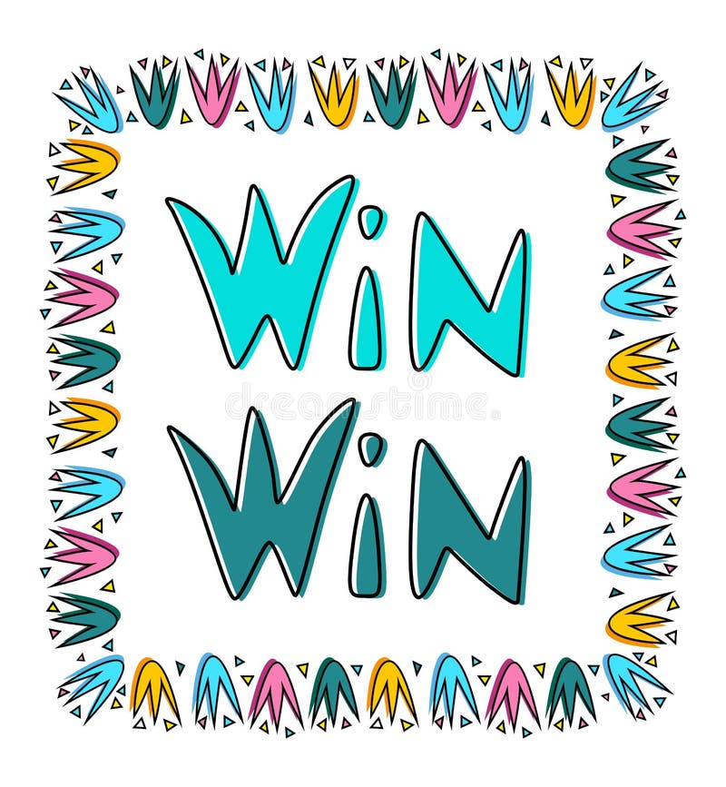 Win-win Solution - Grunge Sticker For Print Stock Vector - Illustration ...