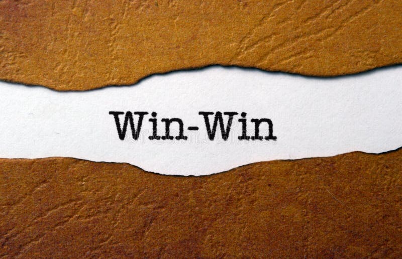 Win Win Situation stock photo. Image of pins, joint, venture - 34813566