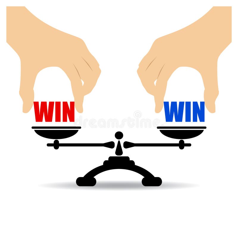 Win win concept stock vector. Illustration of mutual - 47160679