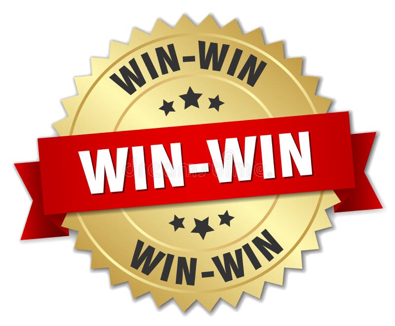 Winner Gold Badge with Blue Ribbon Stock Vector - Illustration of metal ...