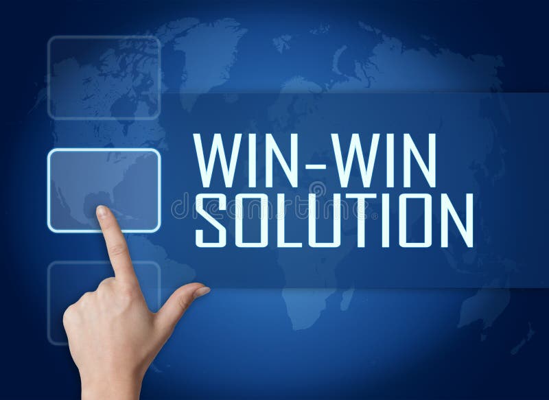 Win-Win Solution stock illustration. Illustration of trade - 50395890
