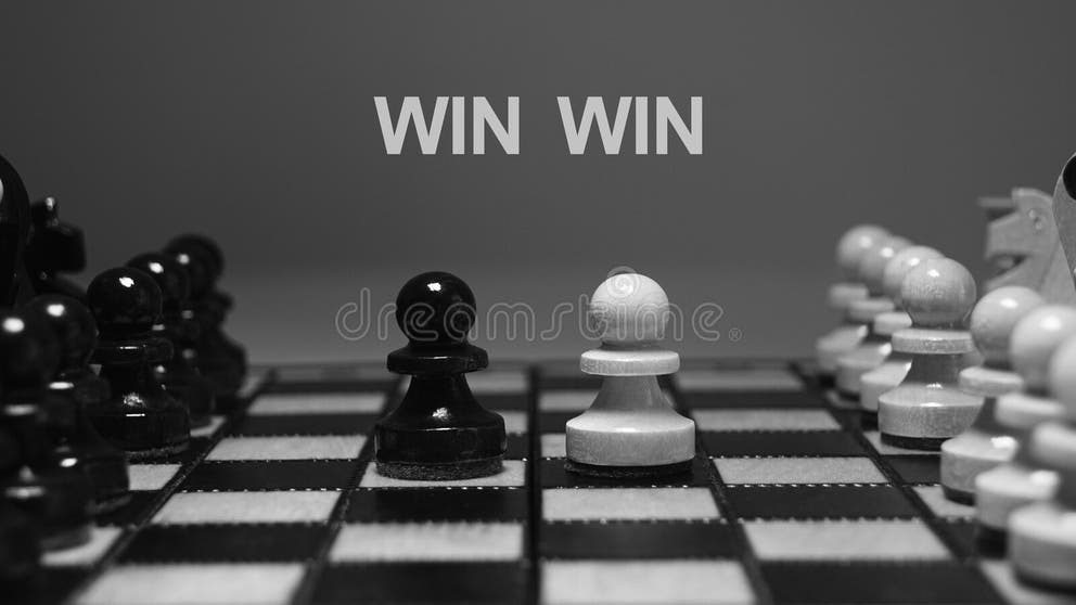 Win Win Solution is Shown Using the Text. Negotiation or Conflict ...