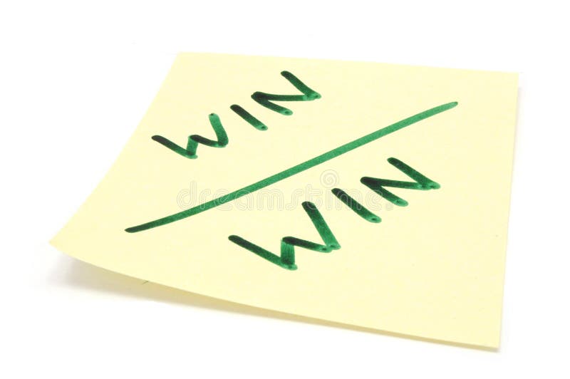 Win Win Check Marks stock photo. Image of plan, partner - 35437402