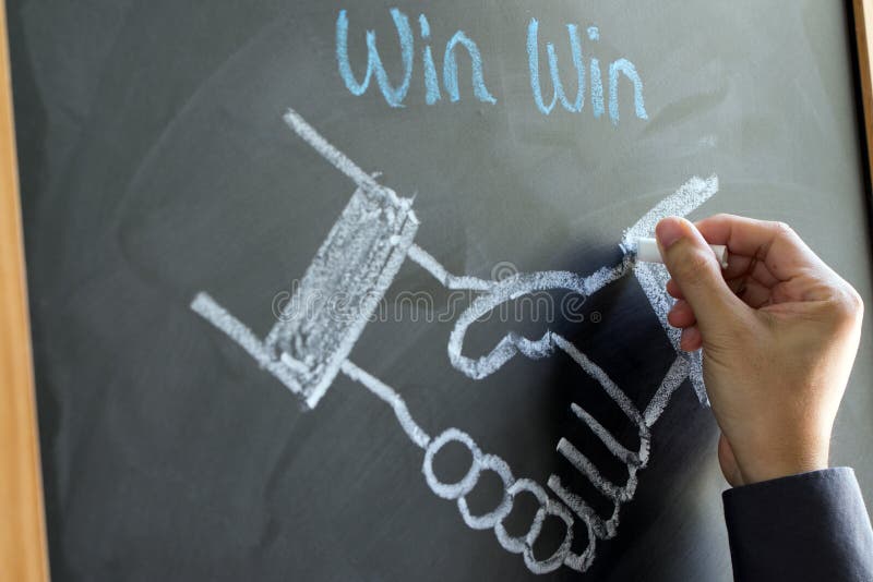 Win - Win Concept for Marketing and Business Stock Image - Image of ...