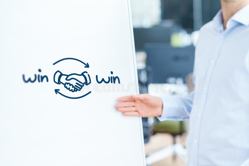 Win-win strategy stock image. Image of presentation, cooperation - 73079465
