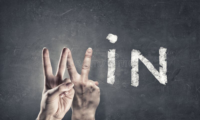 Win word. Concept image stock photo. Image of victory - 62490702