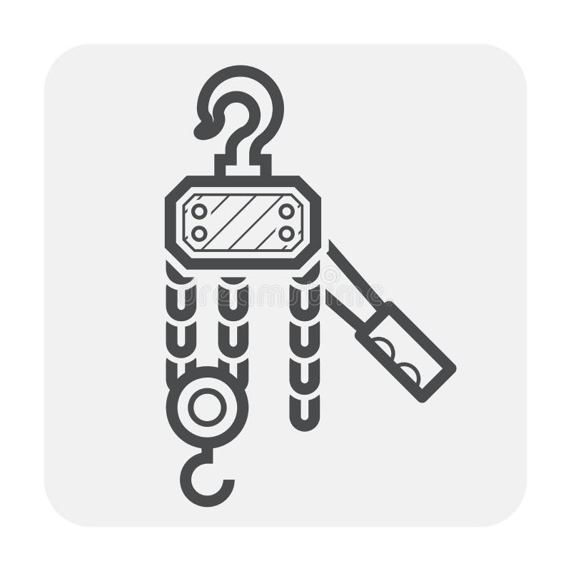 Winch icon black stock vector. Illustration of outline - 179369210