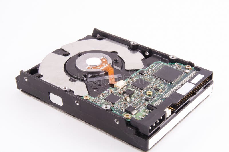 Winchester Computer Hard Disk White Background Stock Photos - Download ...