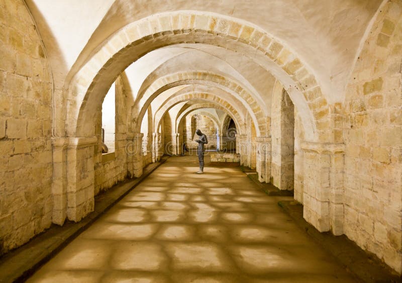 Winchester Cathedral crypt stock photo. Image of england - 34620822
