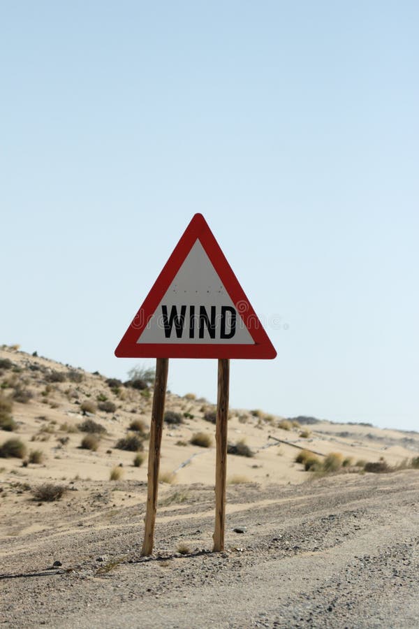 Wind stock image. Image of sign, warning, street, africa - 6907587