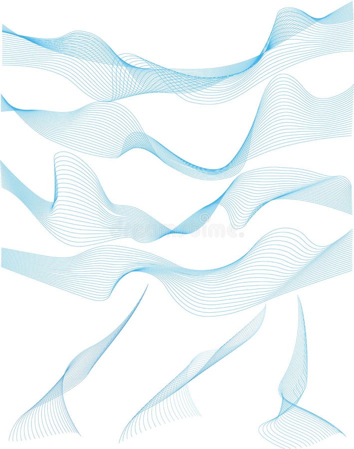 Wind Abstract Wind Motion on White Background. Stock Vector ...