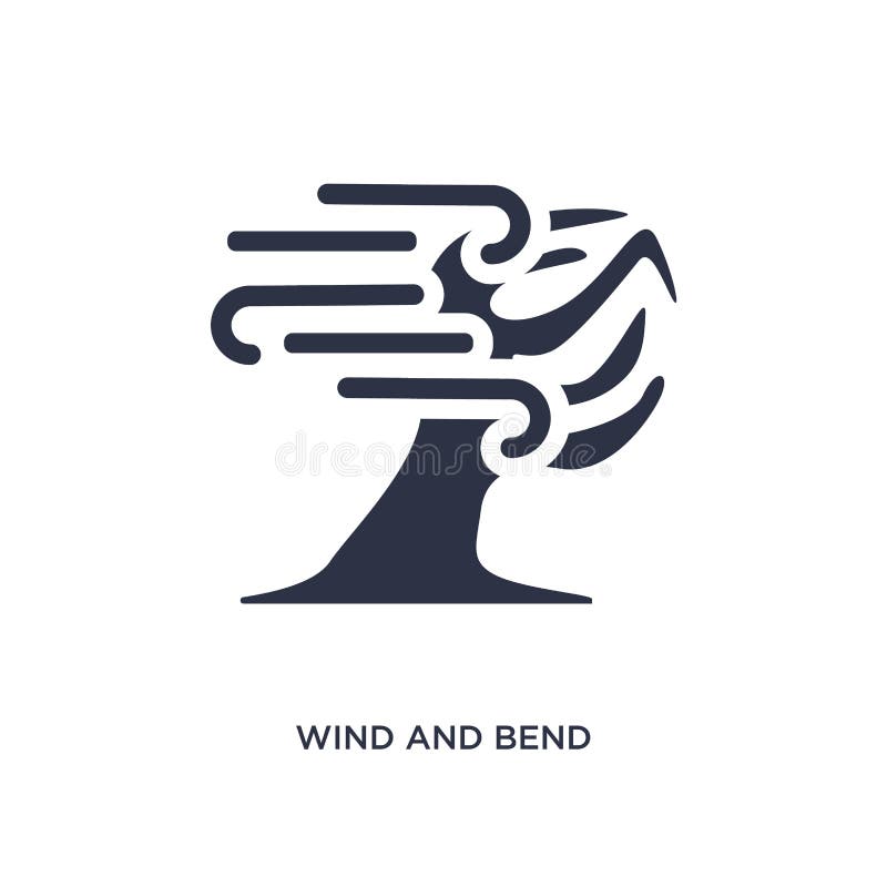 Bend Icon on White Background. Simple Element Illustration from Alert ...