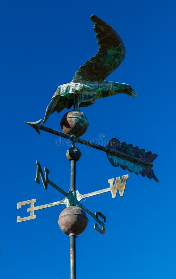 Wind Bird stock image. Image of direction, compass, metal - 41492823