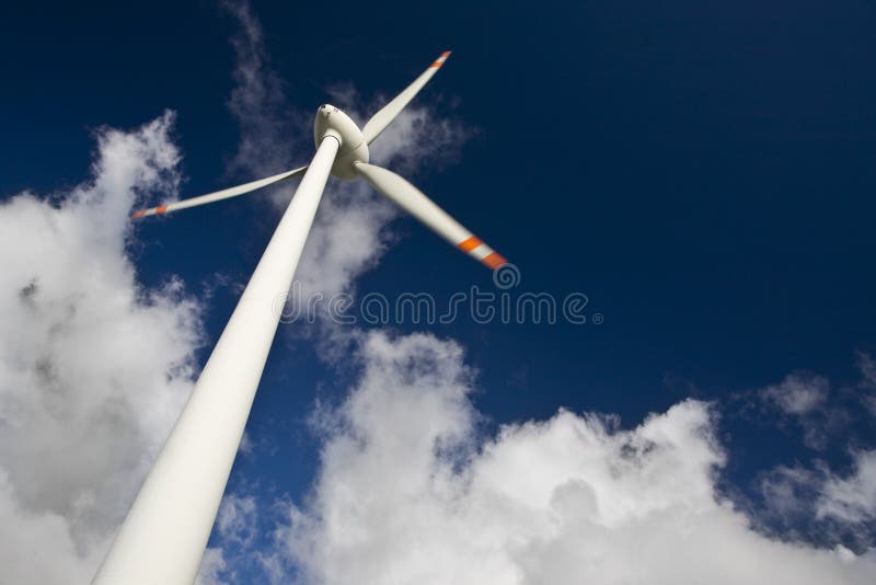 Wind blade stock image. Image of power, mountains, path - 8811679