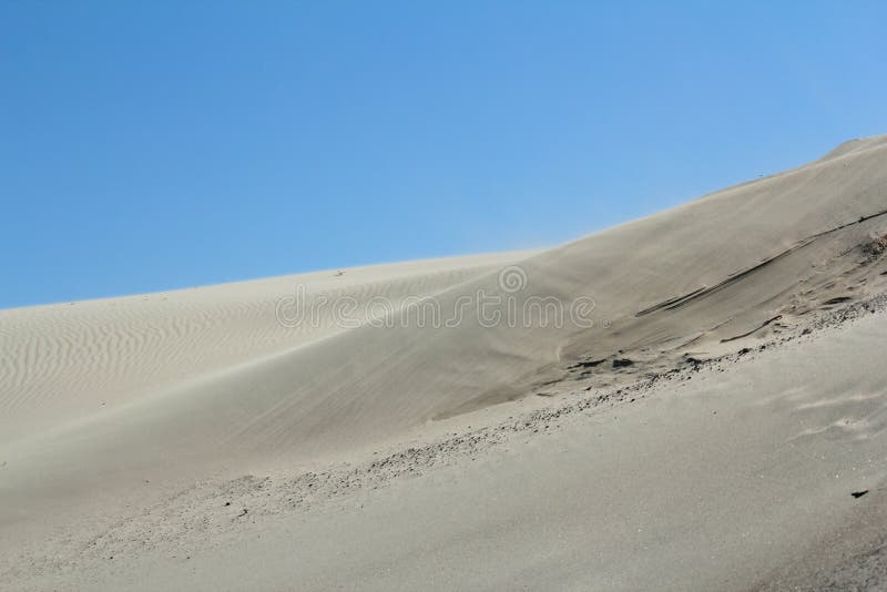 Wind Blowing Across the Desert Stock Image - Image of erosion, sand ...
