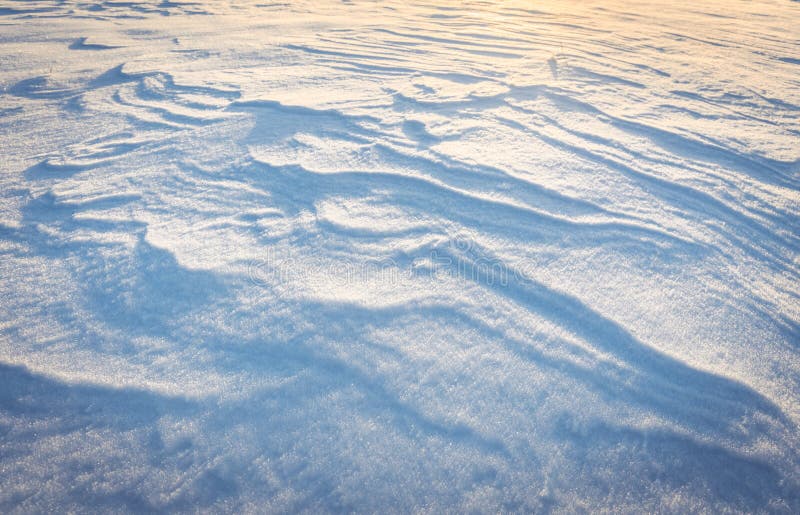 Wind Blown Patterns on Snow Stock Photo - Image of climate, cold: 107150488