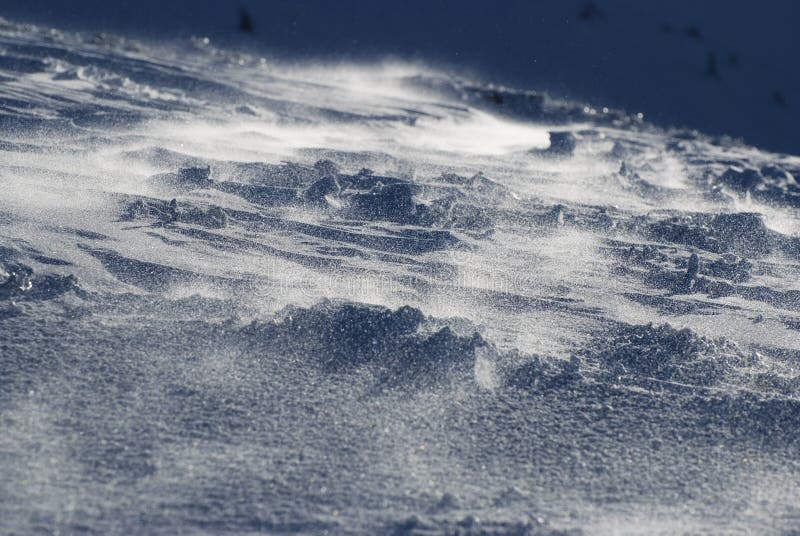 The Wind Blows the Drifting Snow Stock Image - Image of christmas, snow ...