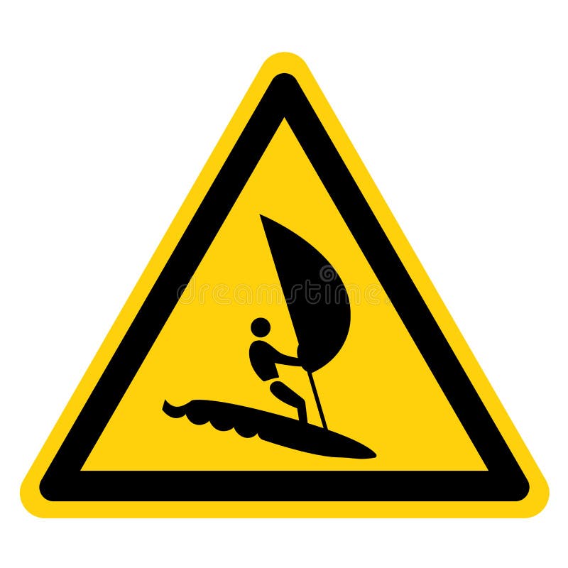 Wind Boarding Symbol Sign, Vector Illustration, Isolate on White ...