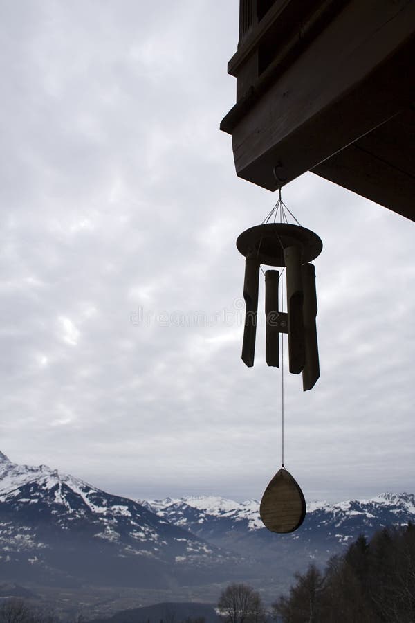 Wind Chimes stock image. Image of tones, mountain, alpine - 573941