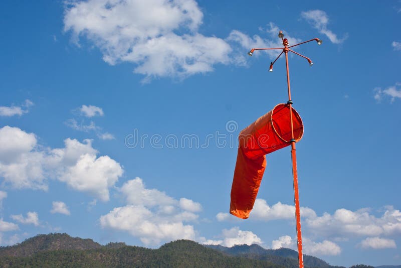 Wind cone stock photo. Image of windsock, meteorology - 17953298