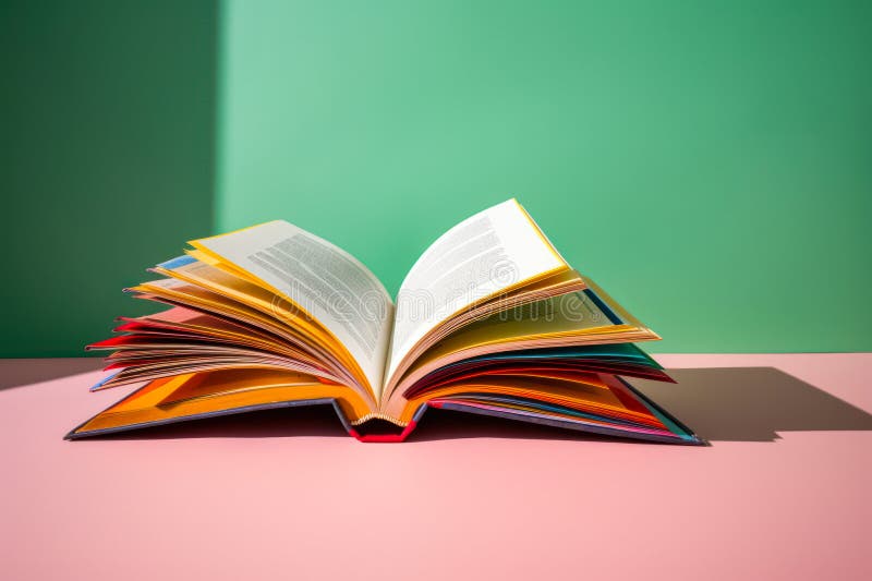 The Wind Develops the Pages of an Open Book, the Day of Knowledge ...