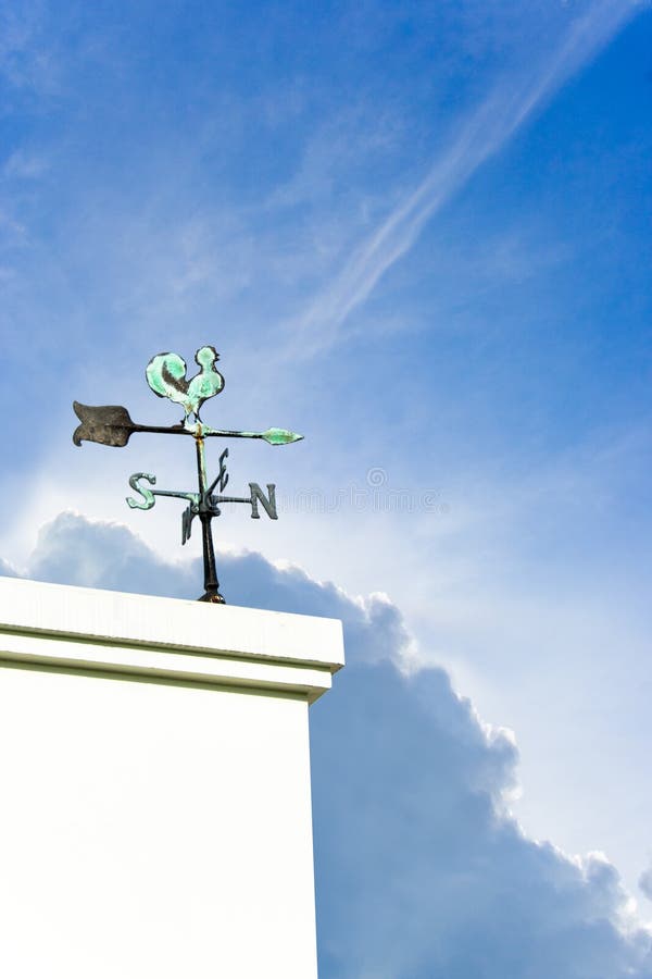The Wind Direction & Blue Sky Stock Photo - Image of summer, heaven ...