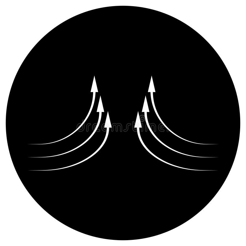 Wind direction icon vector stock vector. Illustration of wind - 284555158