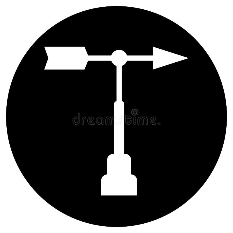 Wind direction icon vector stock vector. Illustration of icon - 284555242