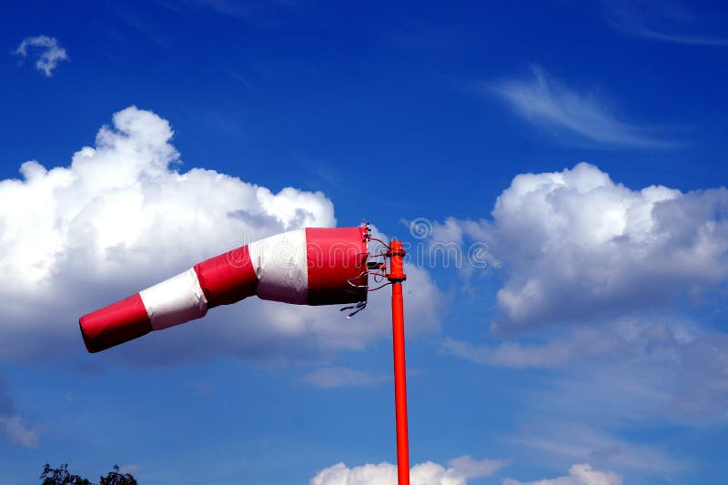 Wind Direction Indicator Aerometer Stock Photo - Image of wind ...