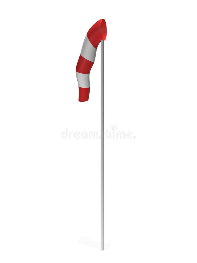 Wind Direction Indicator 3d Rendering Stock Illustration - Illustration ...