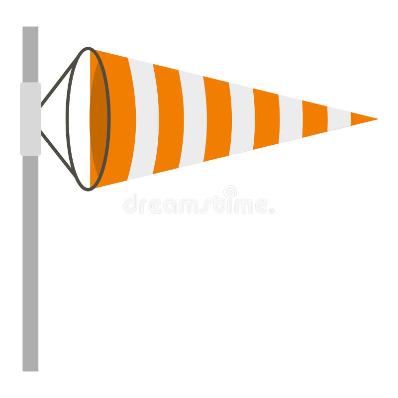 Wind Direction Indicator Icon Isolated Stock Vector - Illustration of ...