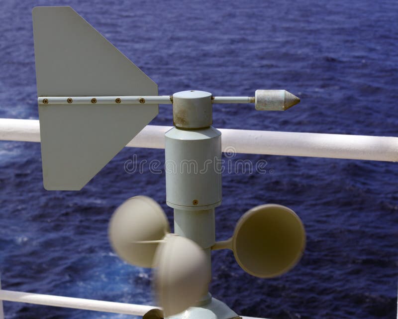 Wind Direction Indicators with Speakerphone Stock Image - Image of ...