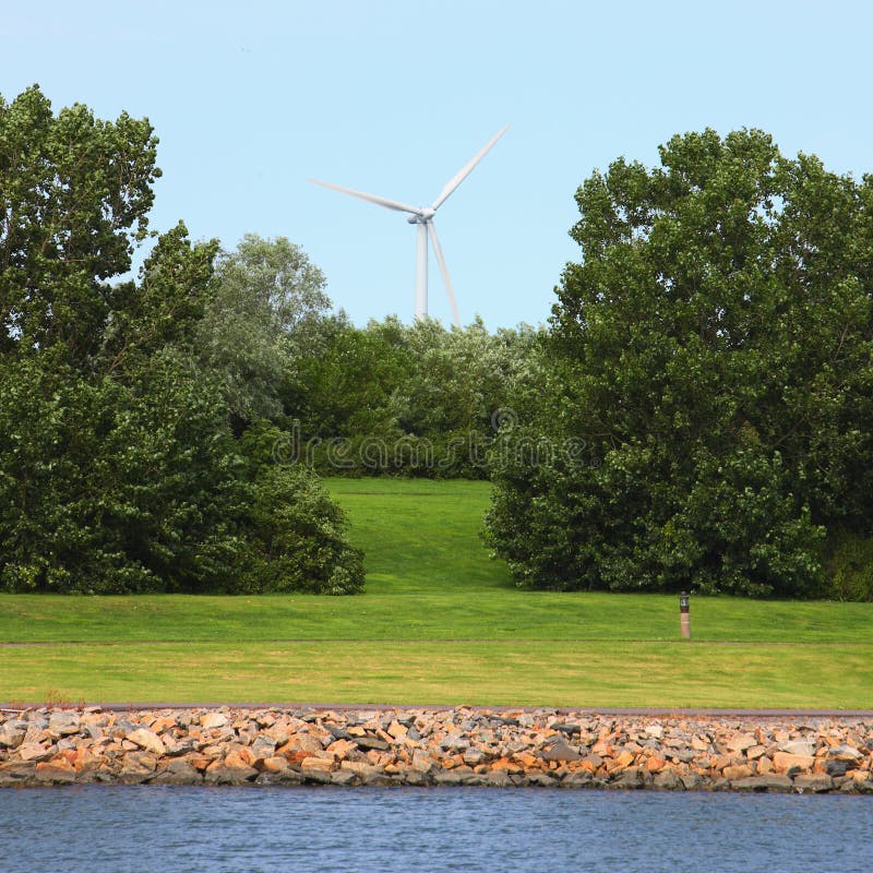 The Wind Driven Generator stock image. Image of mojove - 22654597