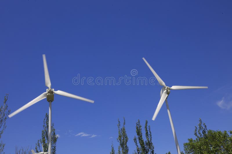 Wind driven generator stock photo. Image of generators - 383901548
