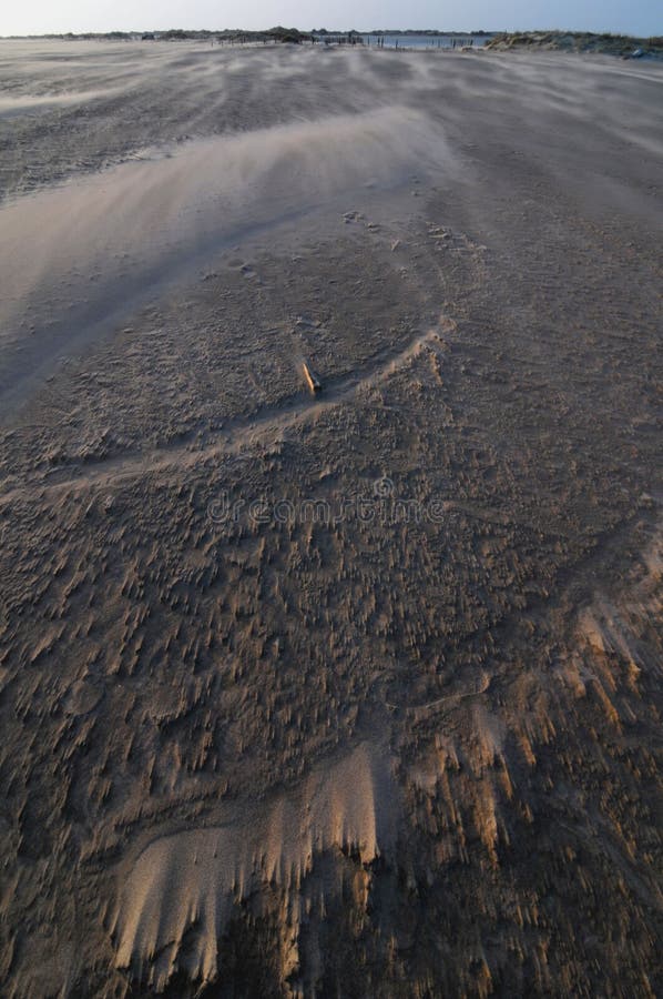 Wind Effects Over the Sand in a Desert Stock Image - Image of beautiful ...