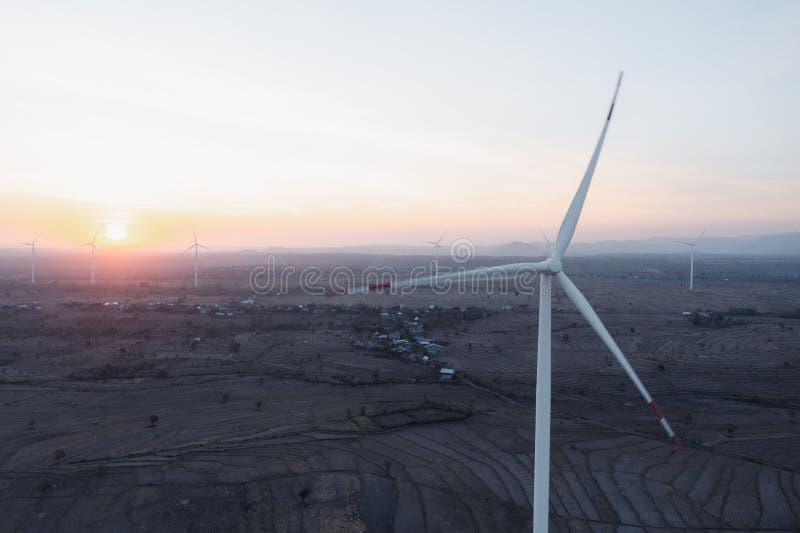 Wind Electrical Generator in Jeneponto Regency, South Sulawesi Stock ...