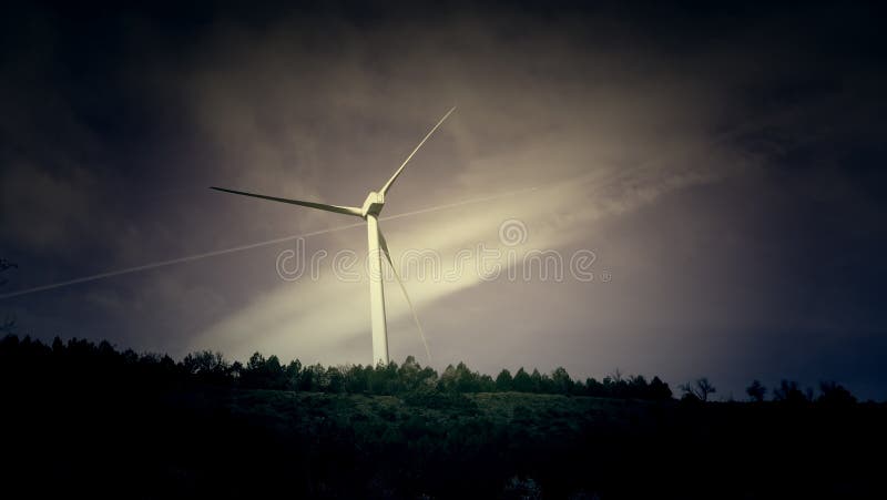 Wind electricity natural stock image. Image of environment - 141538011