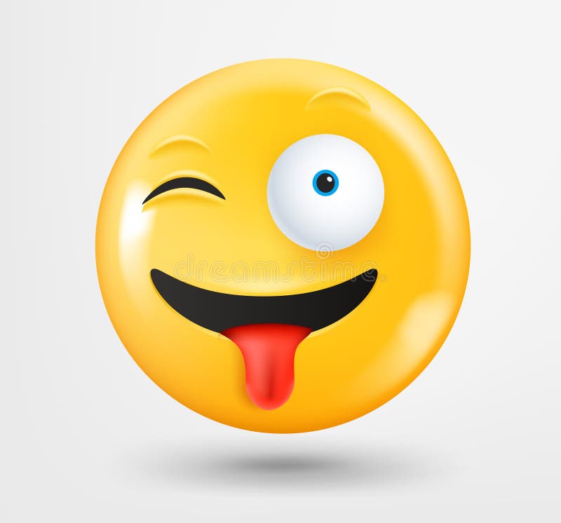 Wind Emoticon 3d Vector. Emoji Geïsoleerd Op Witte Achtergrond Vector ...